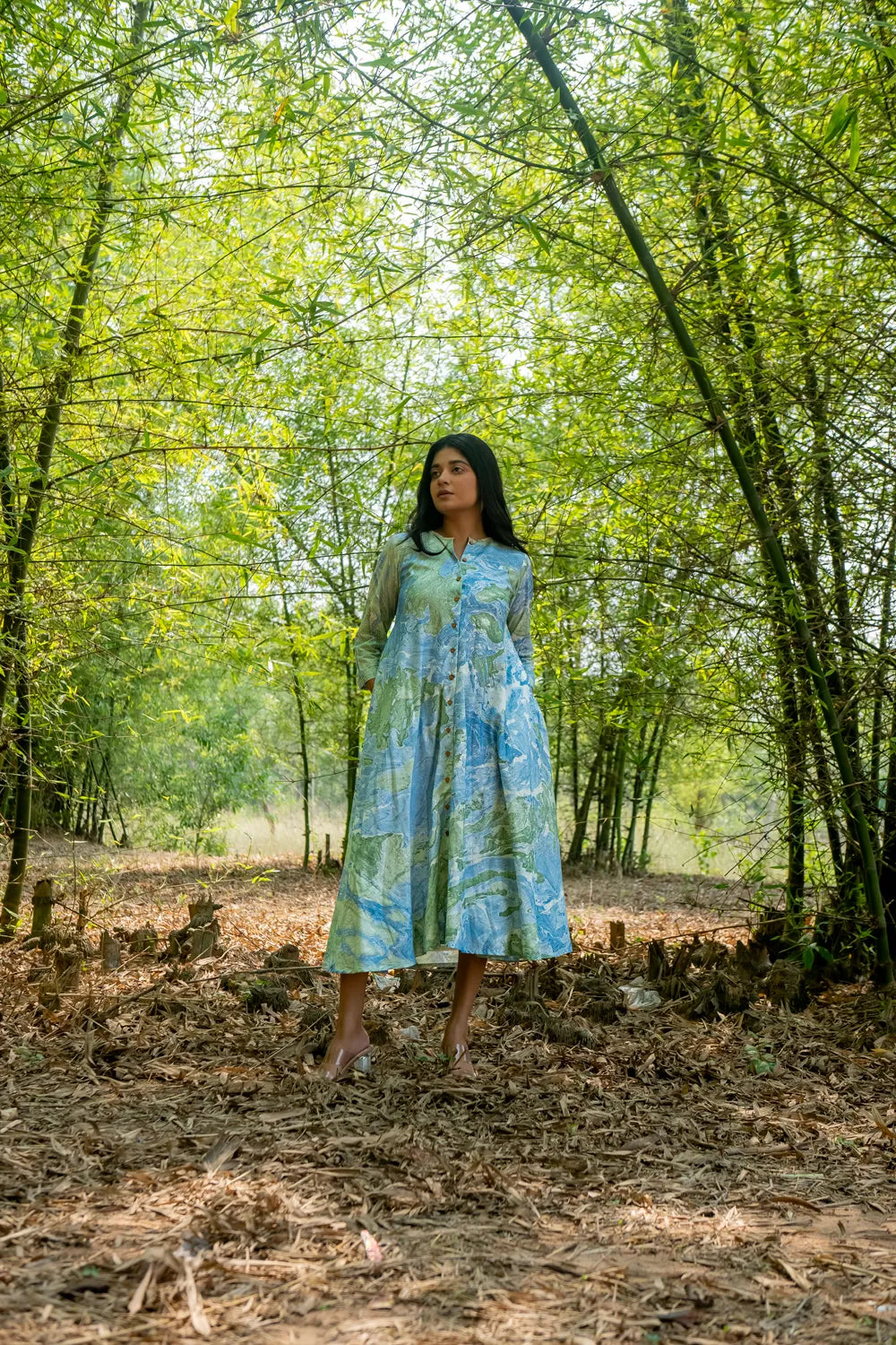 Bluegrass Marble Pure Cotton Dress