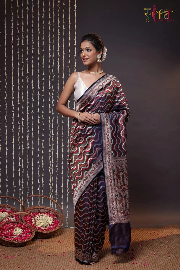 Pure Banarasi Silk Saree - Buy Handloom Banarasi Sarees